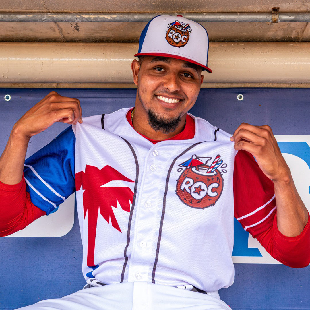 Cocos Locos de Rochester White Replica Jersey – Rochester Red Wings ...