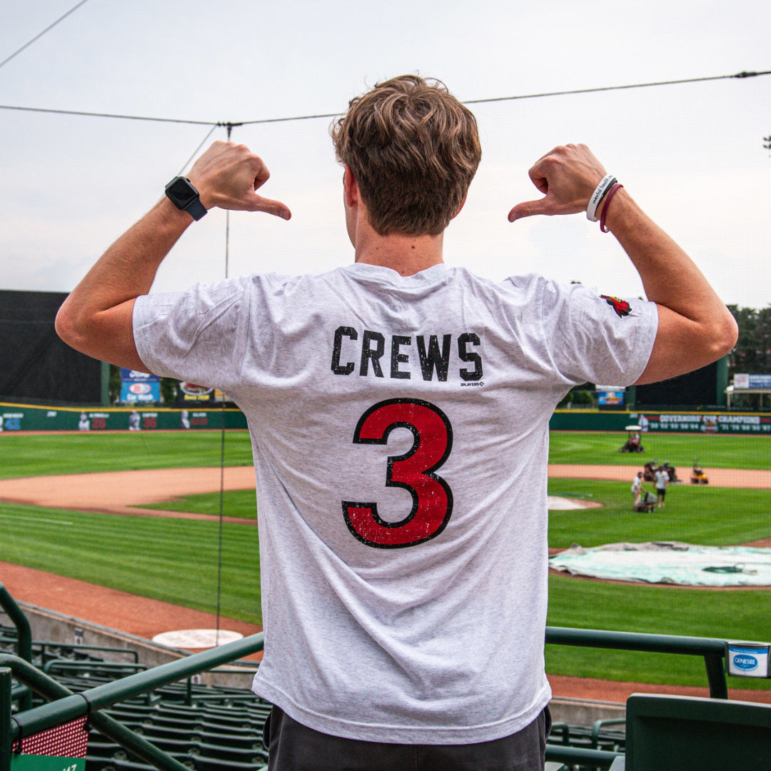 Rochester Red Wings Dylan Crews Player T-Shirt – Rochester Red Wings ...