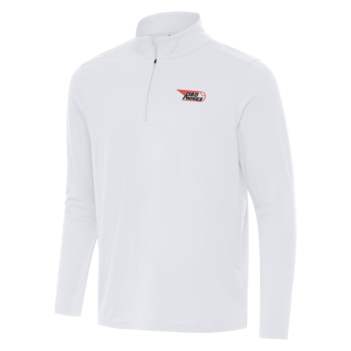 Rochester Red Wings White 90s Quarter Zip – Rochester Red Wings ...