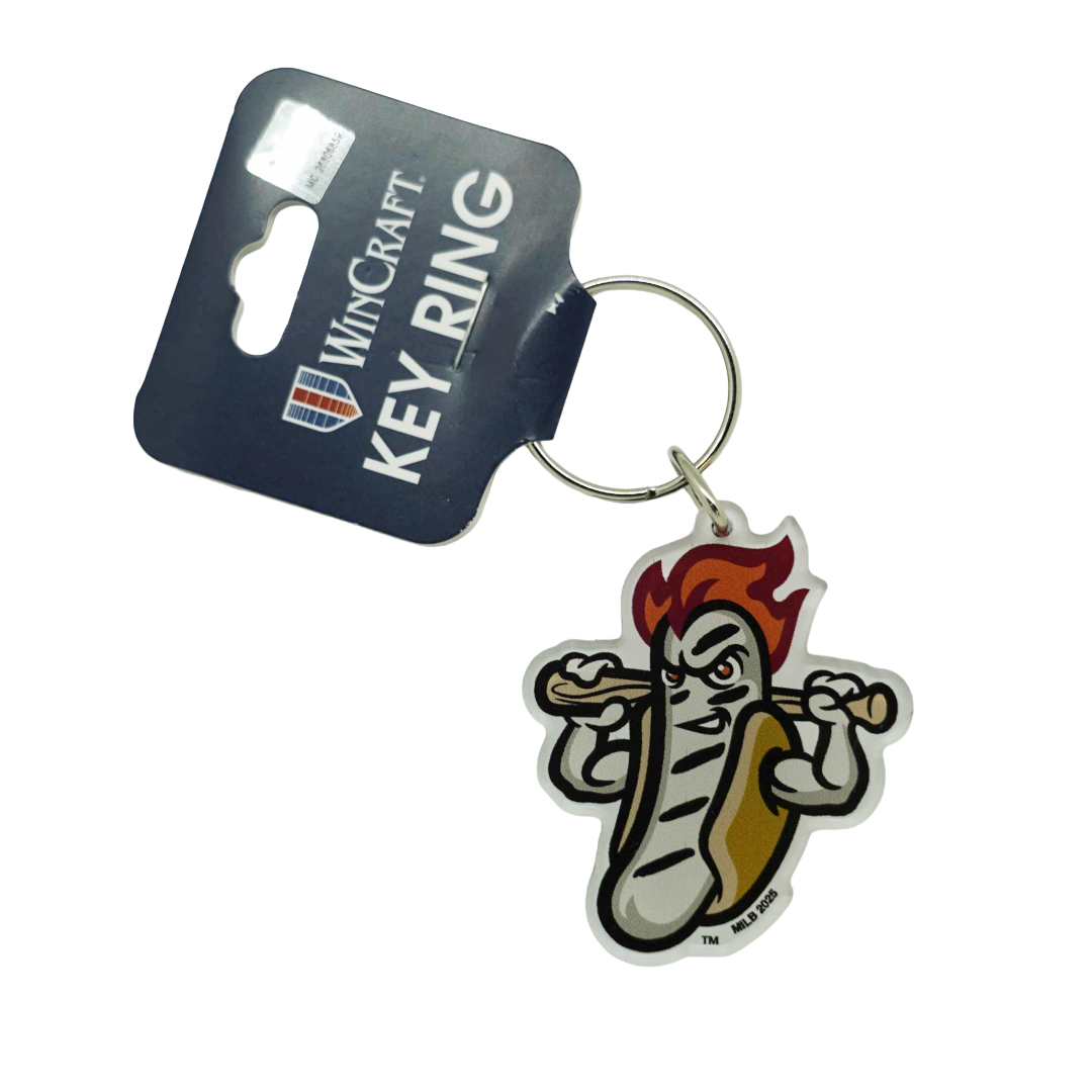 Rochester White Hots Primary Logo Keychain – Rochester Red Wings ...